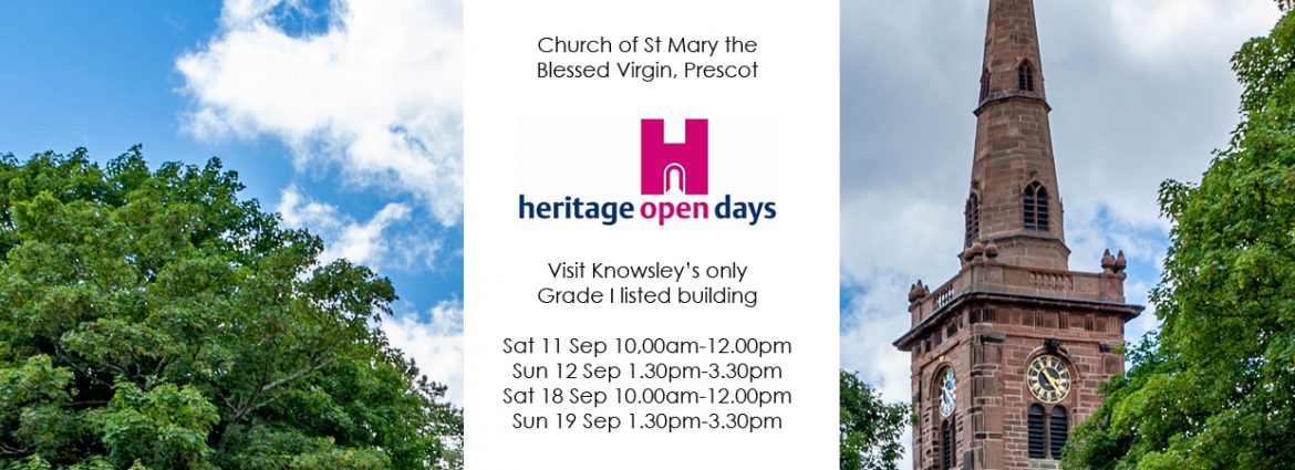 Explore Prescot Parish Church for Heritage Open Days – Prescot Festival ...